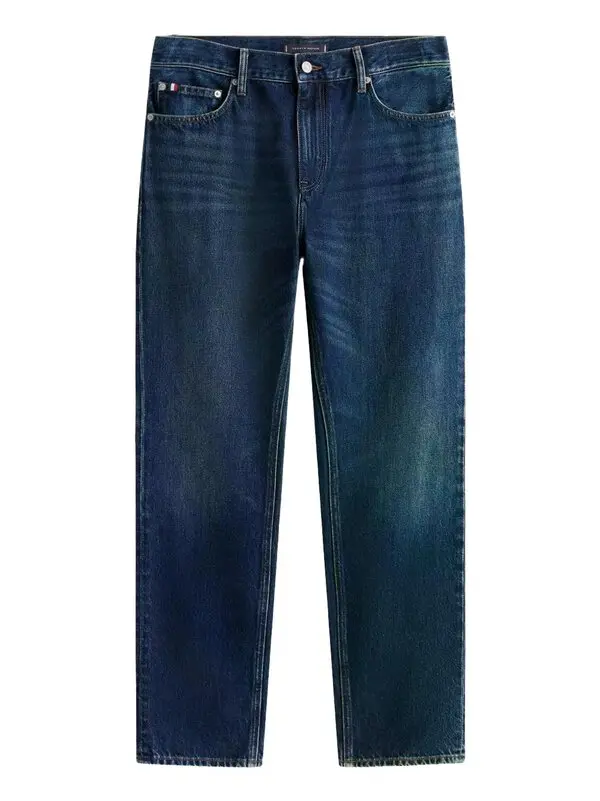 Tommy Hilfiger Five-pocket Straight Jeans - Blue
