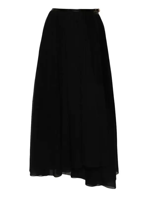 Philosophy Di Lorenzo Serafini Belted Midi Skirt - Black