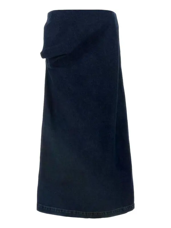 Magda Butrym Pocket Midi Skirt - Blue