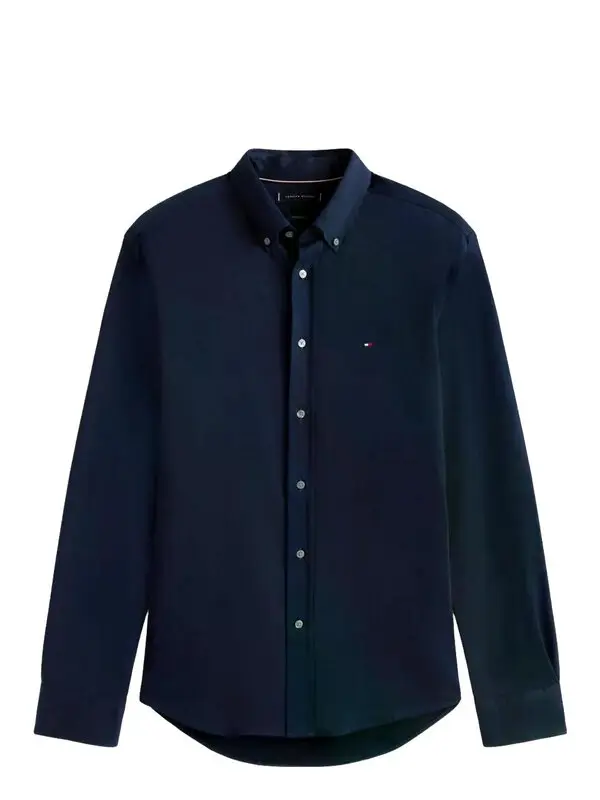 Tommy Hilfiger Buttoned Long-sleeved Shirt - Blue