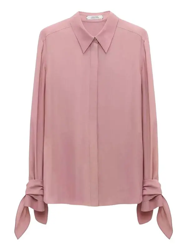 Dorothee Schumacher Tie-detail Blouse - Pink