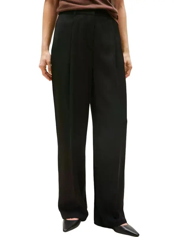 Tommy Hilfiger Pleated Trousers - Black