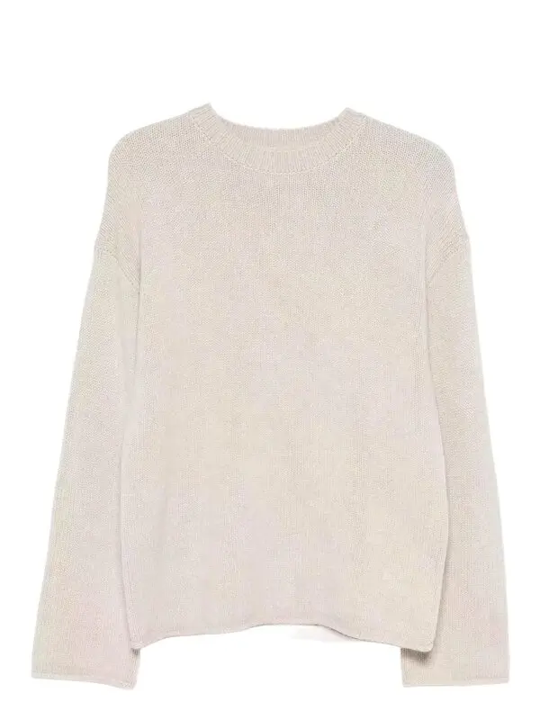LISA YANG Kristy Crew Neck Sweater - Neutrals