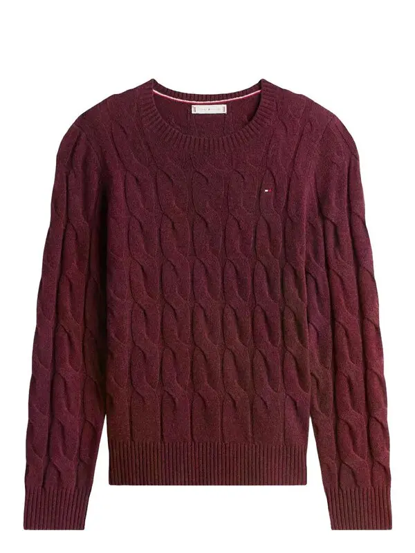 Tommy Hilfiger Cable-knit Pullover - Red