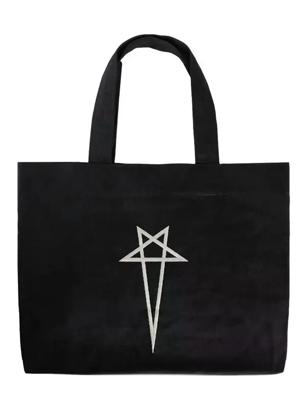 Rick Owens Star-embroidered Tote Bag - Black