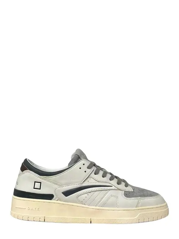 D.a.t.e. Torneo Suede Panel Sneakers - White
