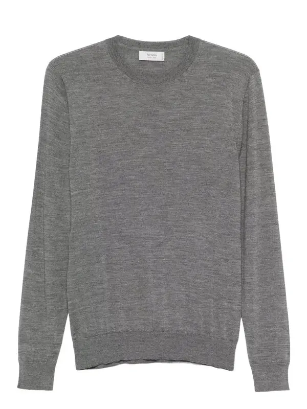 FERRANTE Fine Knit Sweater - Grey