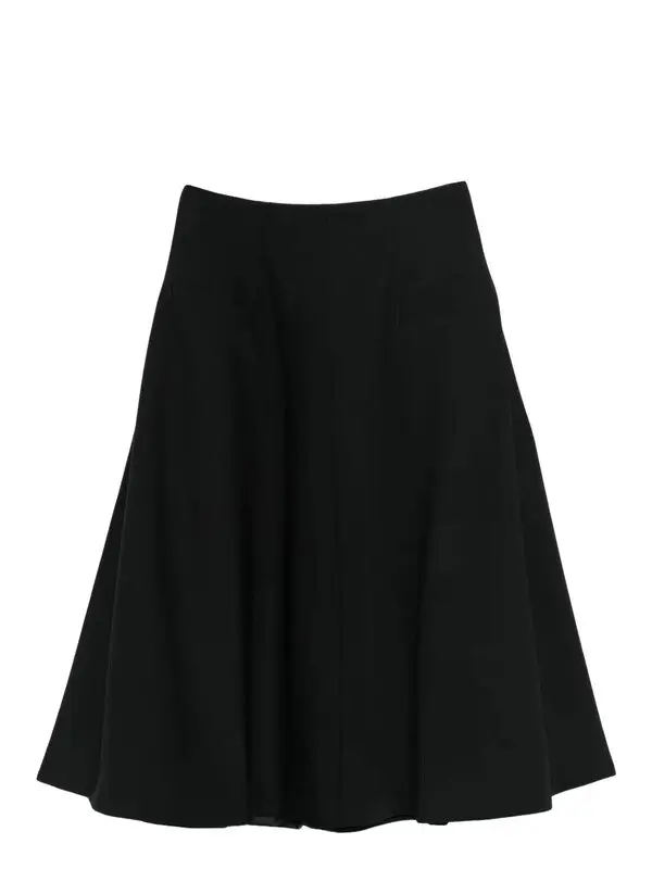 ENTIRE STUDIOS Celeste Panelled Midi Skirt - Black