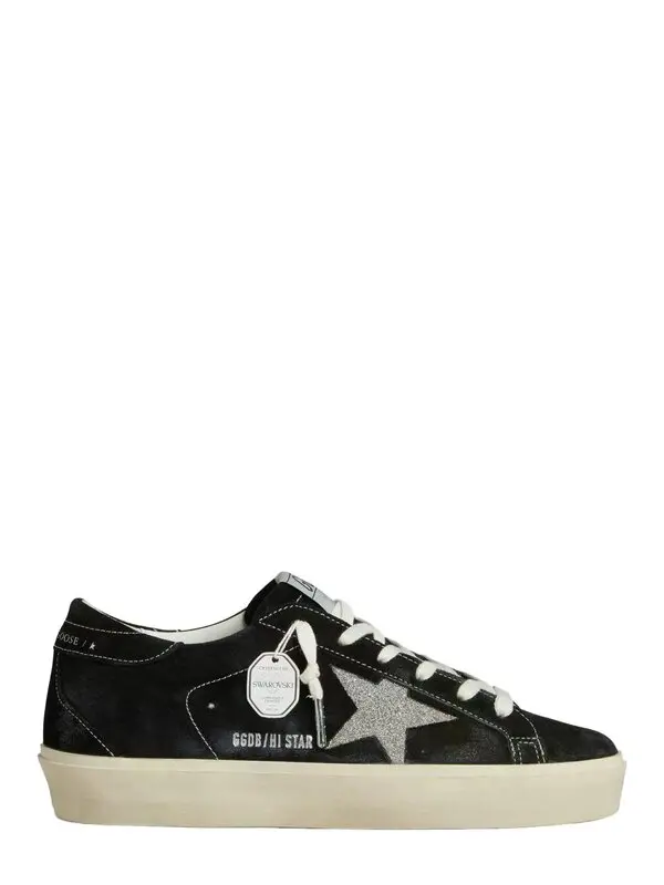 GOLDEN GOOSE Hi Star Lace-up Sneakers - Black