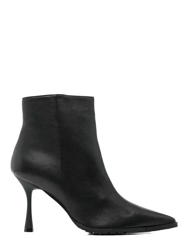FRATELLI RUSSO 90mm Pointed-toe Ankle Boots - Black