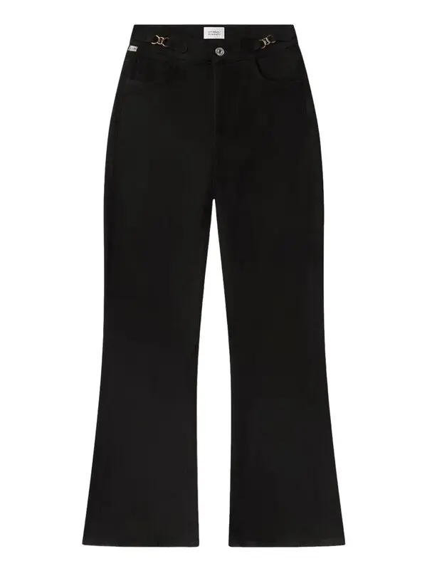 Citizens Of Humanity Kimberly Horsebit-detail Trousers - Black