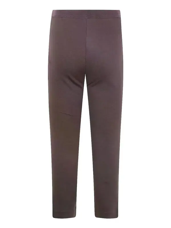 Liviana Conti Elasticated-waistband Leggings - Brown