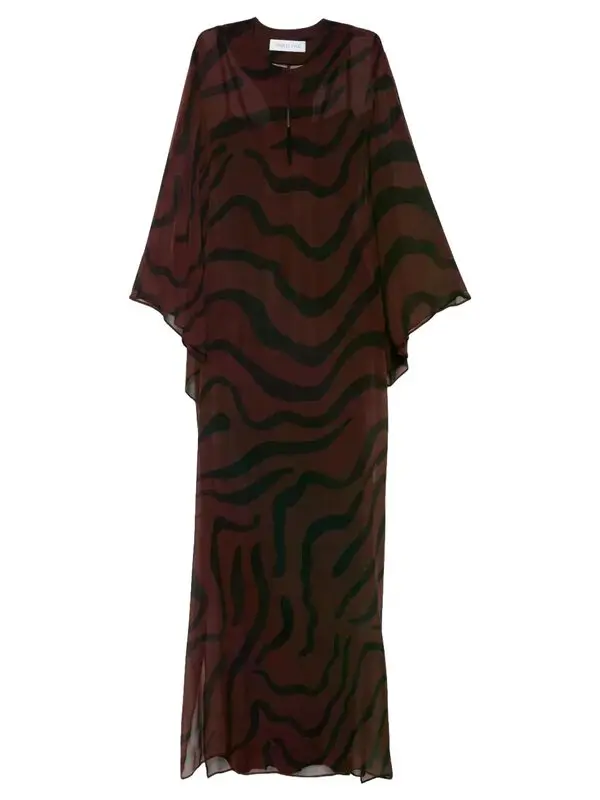 Raquel Diniz Beleza Printed Maxi Dress - Red