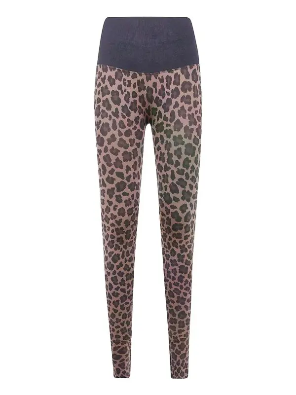 MC2 SAINT BARTH Vega Leopard-print Leggings - Neutrals