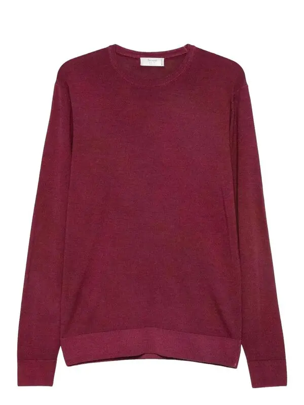 FERRANTE Crew-neck Top - Red