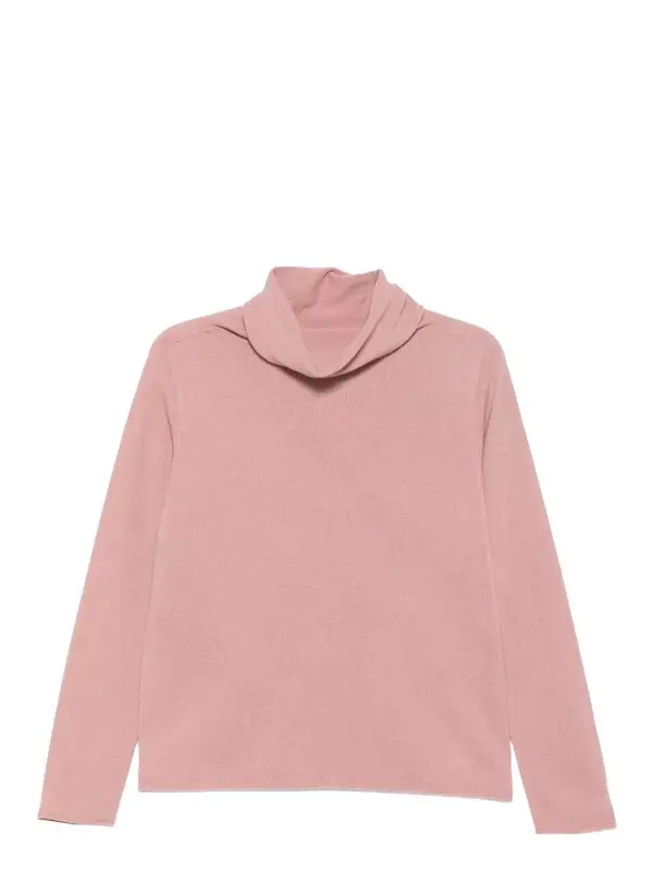 LE TRICOT PERUGIA Turtleneck Sweater - Pink