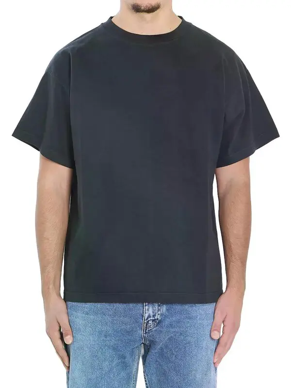 THE ROW Sato Cotton T-shirt - Black