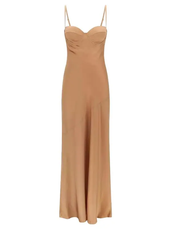 L'Agence Sayla Maxi Dress - Neutrals