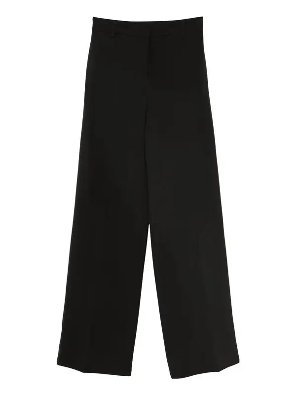 BLANCA VITA Belt-loops Trousers - Black