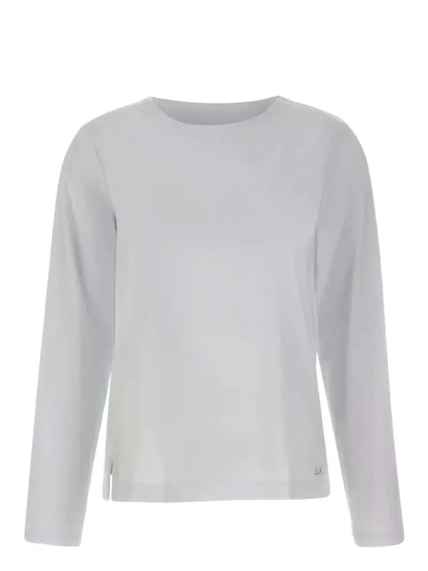 SUN 68 Long-sleeve Zip T-shirt - White