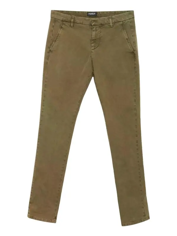 DONDUP Gaubert Flat-front Chinos - Green