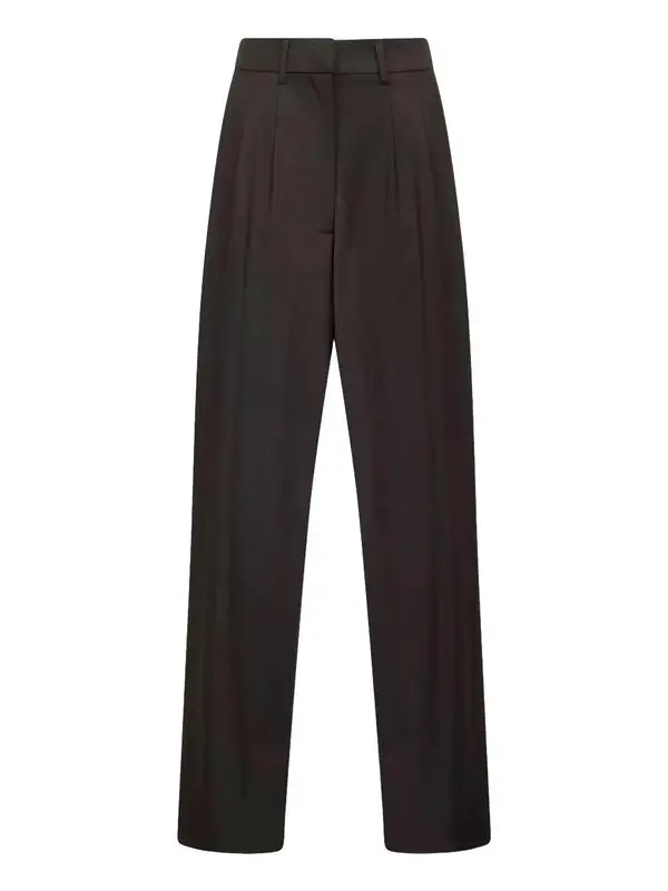 PT TORINO Pleated Trousers - Brown