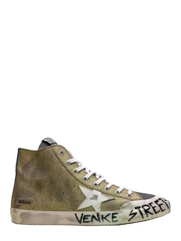 Golden Goose Francy Lab High-top Sneakers - Gold