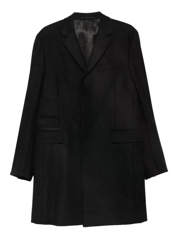 Prada Pocket Buttoned Coat - Grey