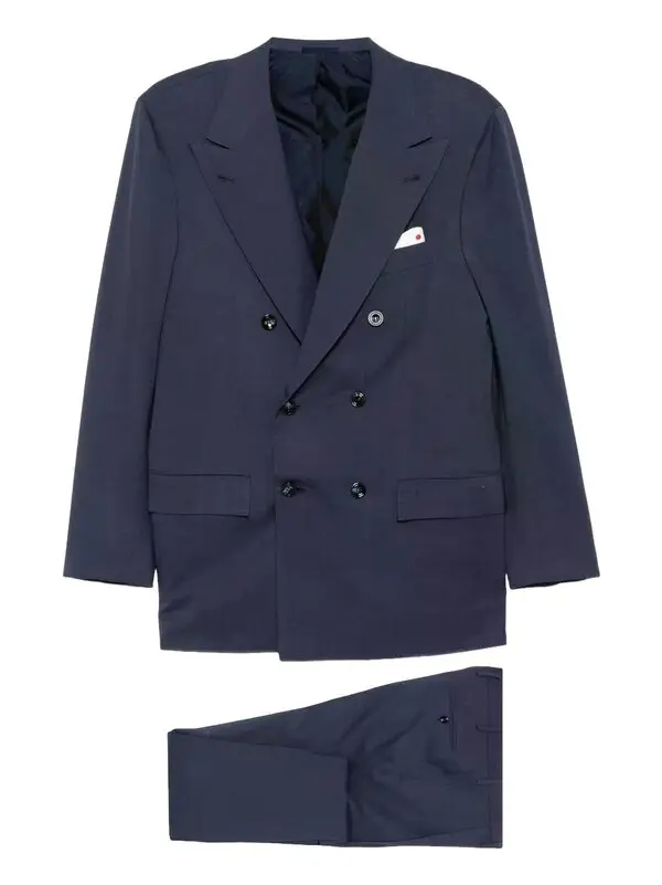 Kiton Single-breasted Suit - Blue