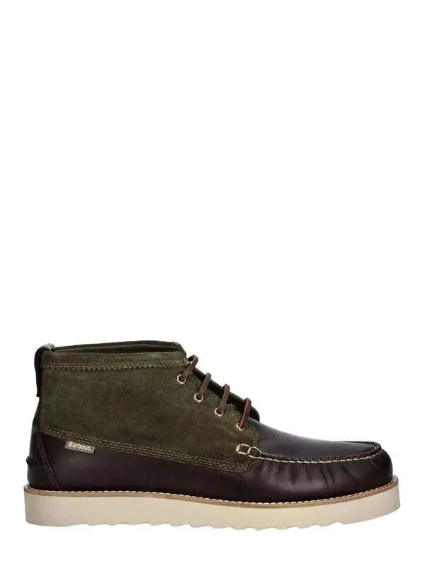 Barbour Panelled Boots - Green