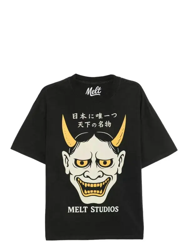 MELT Graphic-print T-shirt - Black