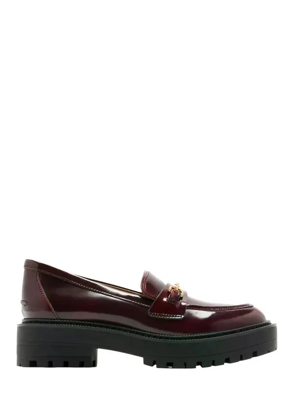 Sam Edelman Leather Loafers - Red