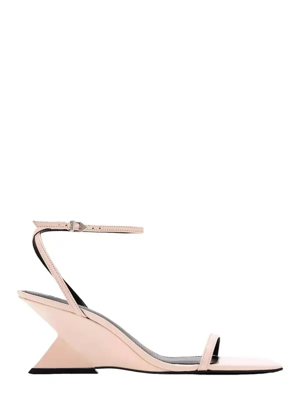 Schutz 75mm Joanna Geometric-wedge Sandals - Pink