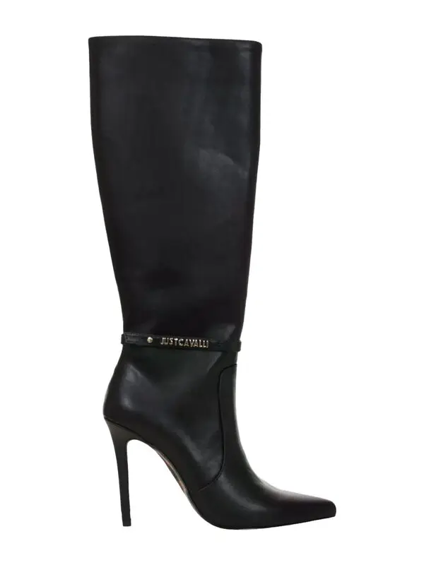 Just Cavalli Alysha Stiletto Knee-high Boots - Black