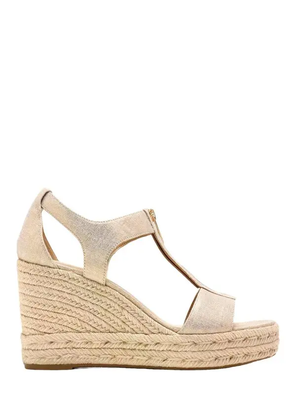 Michael Kors 100mm Berkley Zip-front Espadrilles - Neutrals