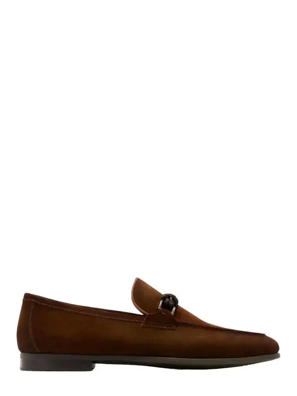Magnanni Suede Loafers - Brown