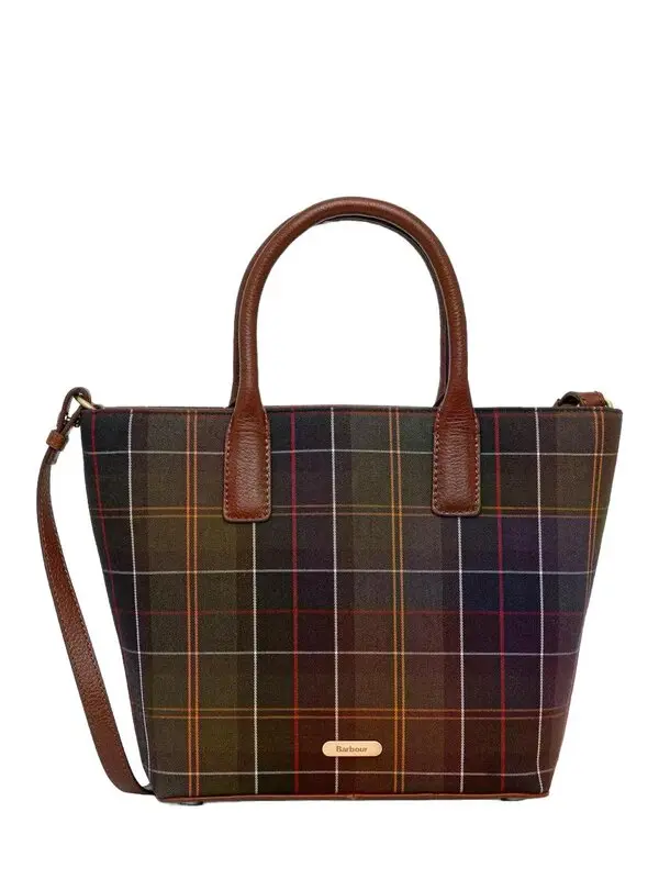 Barbour Birch Tartan-pattern Tote - Brown