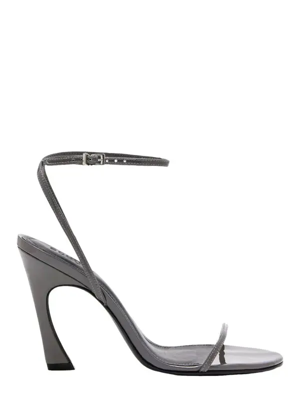 Schutz 70mm Sienna Curve Ankle-strap Sandals - Black
