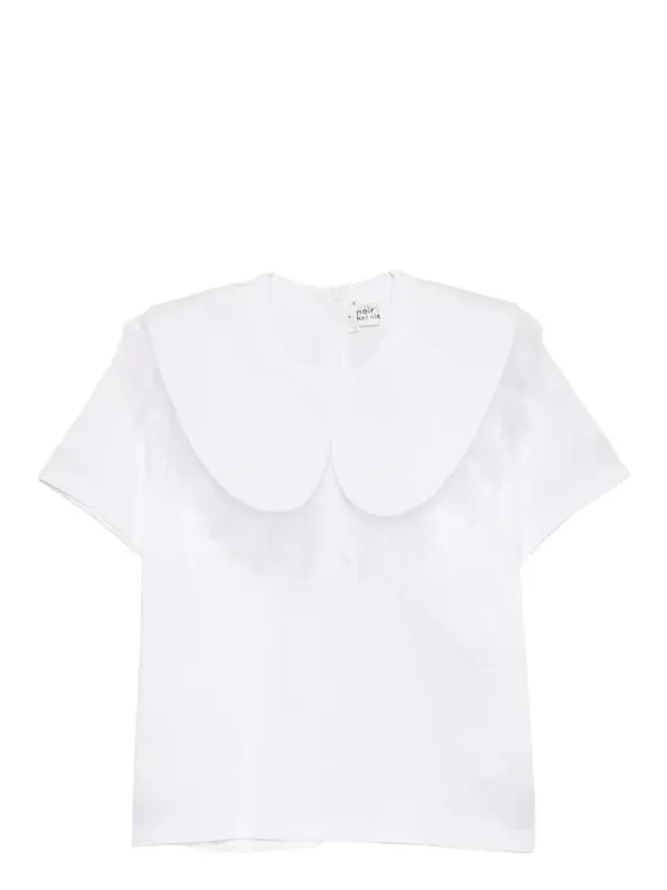 Noir Kei Ninomiya Ruffled-lace Top - White