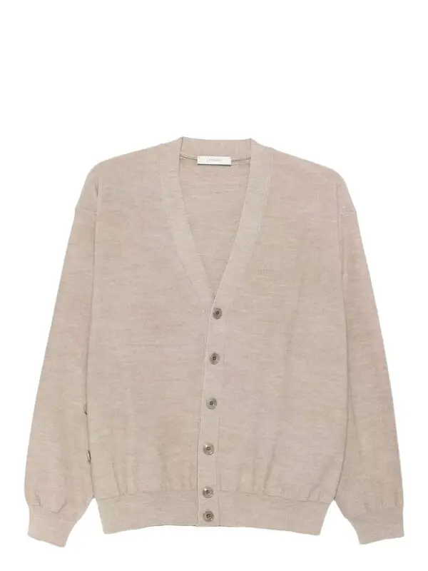 LEMAIRE Button-front Cardigan - Neutrals
