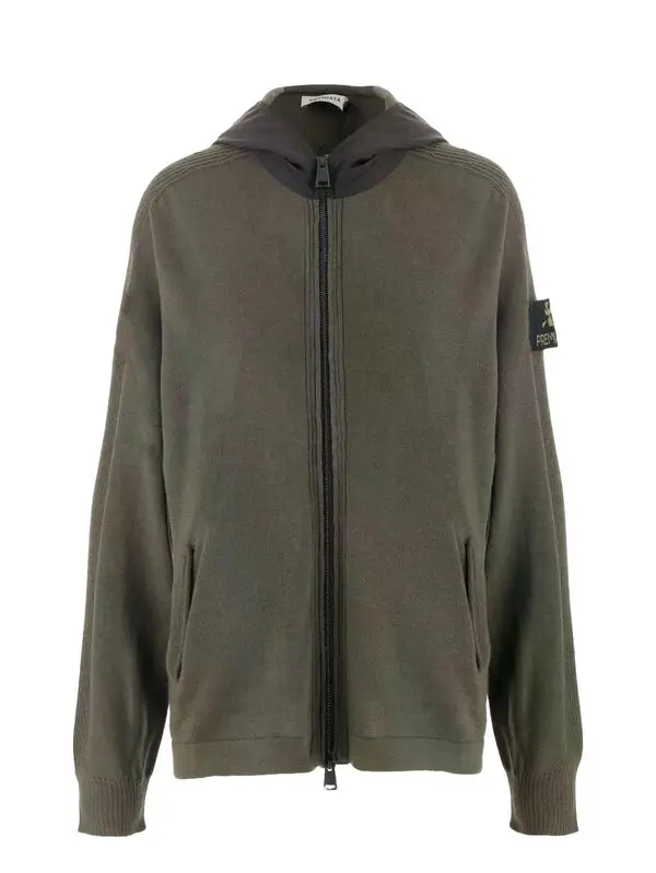 Premiata Zip-up Hoodie - Green
