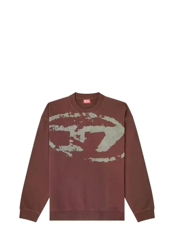 DIESEL S-boxt-n5 Sweatshirt - Brown