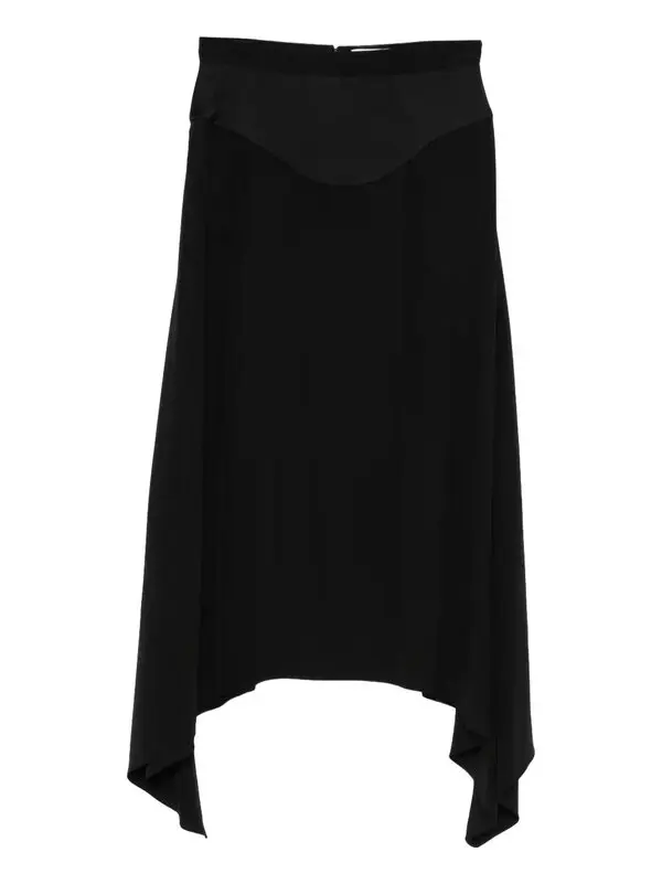 Stella McCartney Midi Zip Skirt - Black