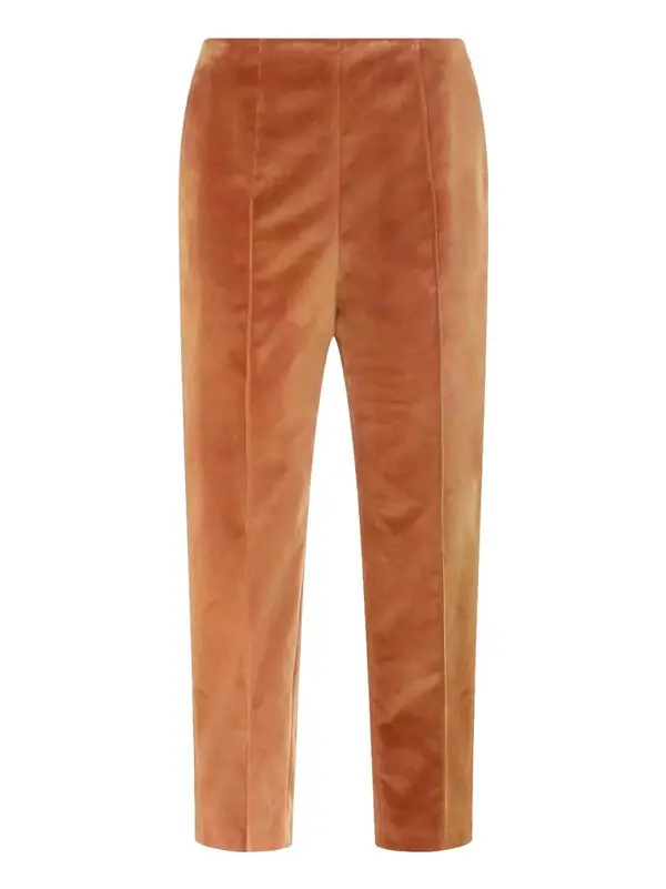 Marni Seam-details Velvet Trousers - Brown