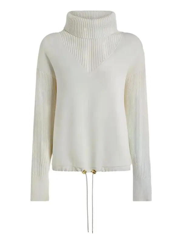 Varley Hannah Cowl-neck Sweater - White
