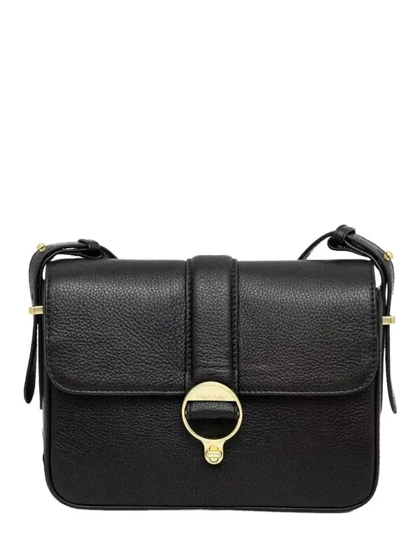Barbour Leather Crossbody Bag - Black