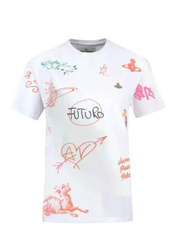 VIVIENNE WESTWOOD Printed T-shirt - White
