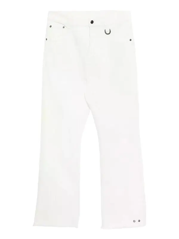 TEAM WANG DESIGN Straight-leg Jeans - White