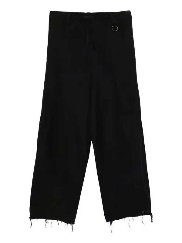 TEAM WANG DESIGN Draped Trousers - Black