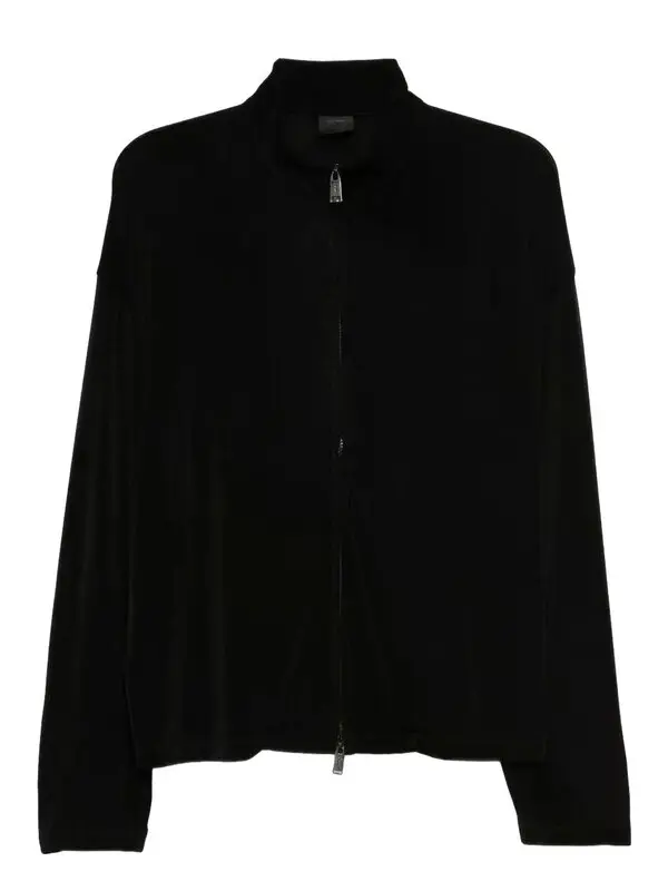 TEAM WANG DESIGN Acceptance Zip-up Cardigan - Black